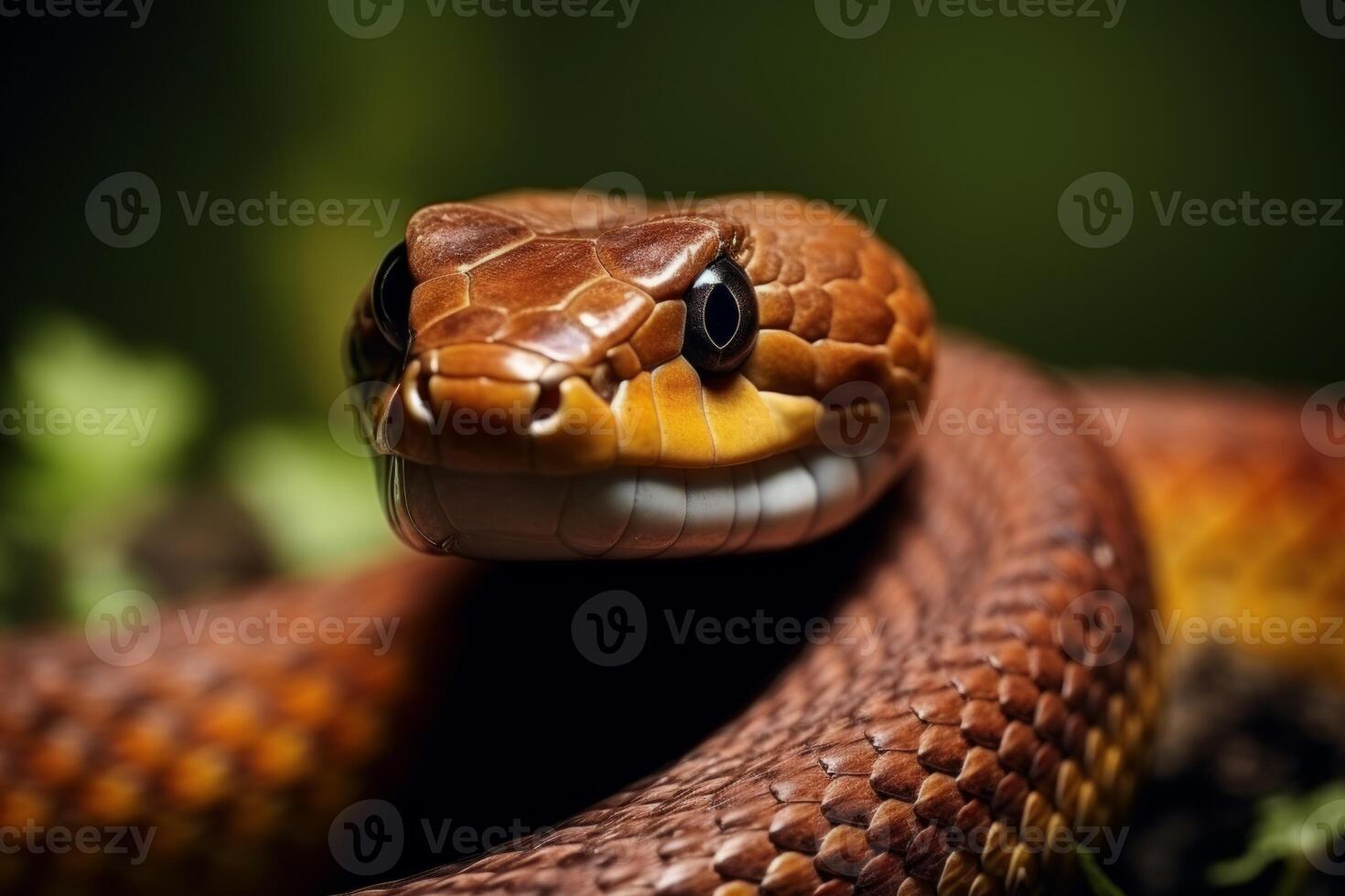 Colorful snake python cobra viper forest hiding waiting for prey ...