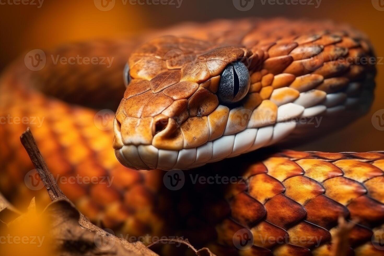 Colorful snake python cobra viper forest hiding waiting for prey ...