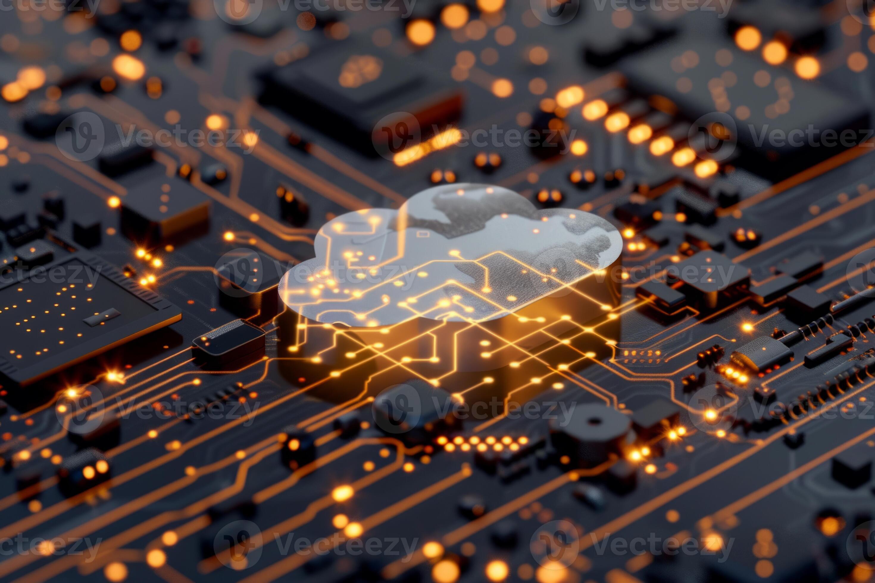 Cloud computing network safe encrypted storage personal data protection verified technology ...