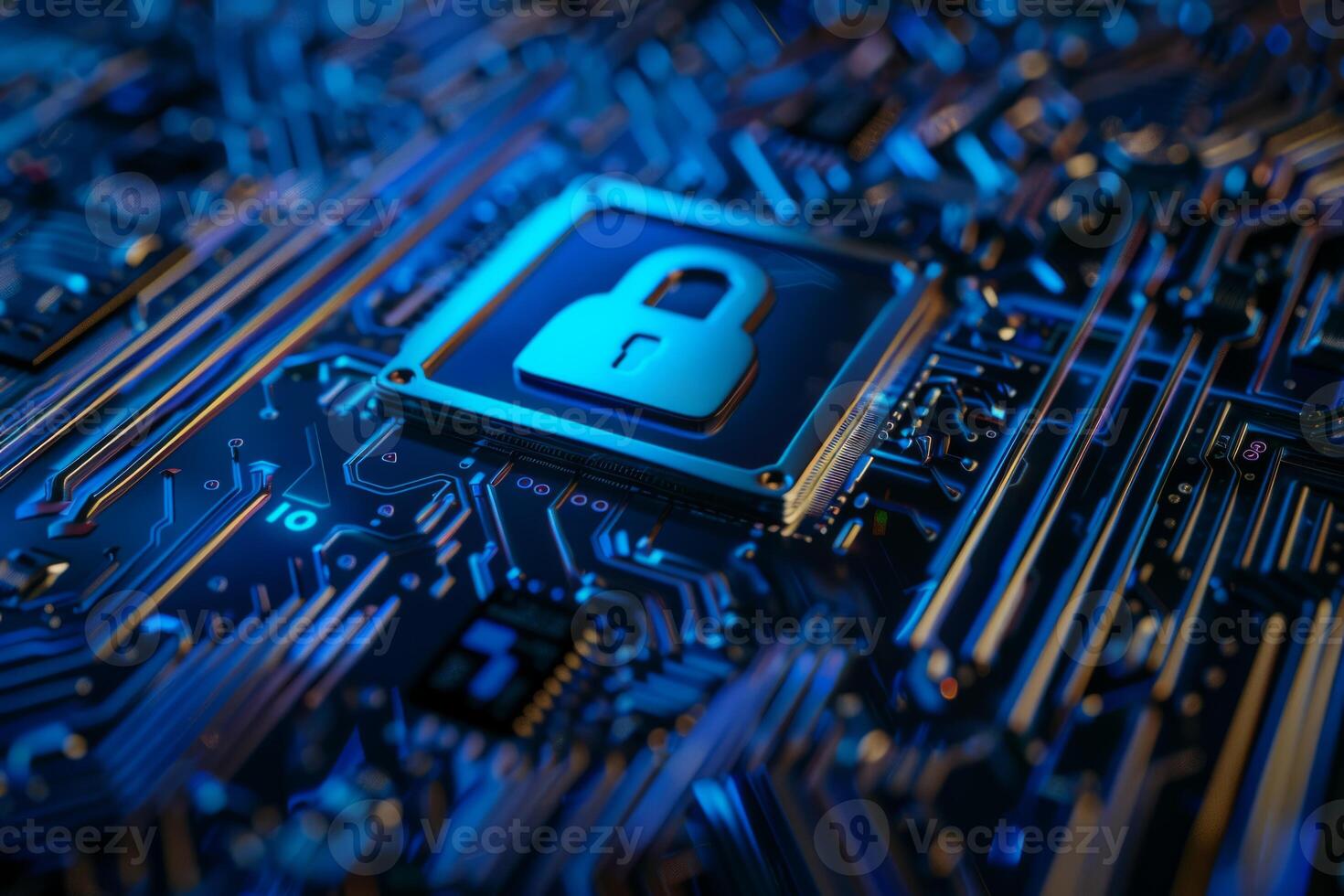 Cloud Computing Network Safe Encrypted Storage Personal Data Protection