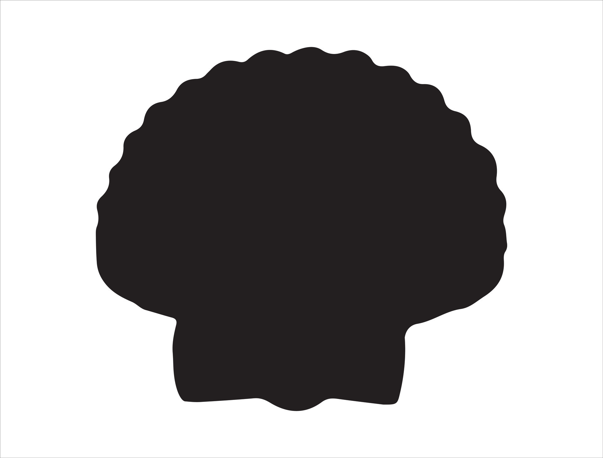 Clam shell silhouette on white background 46527988 Vector Art at Vecteezy Clam shell silhouette on white background 46527988 Vector Art at Vecteezy
