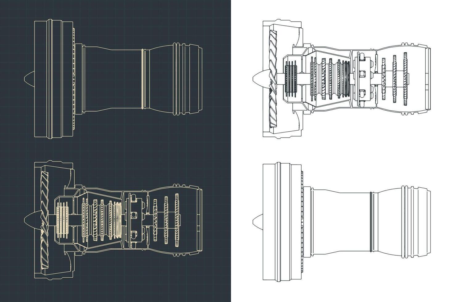 Turbofan engine drawings 46529987 Vector Art at Vecteezy Turbofan engine drawings 46529987 Vector Art at Vecteezy