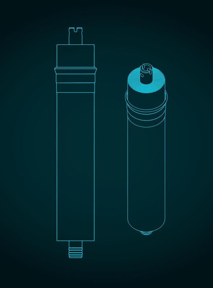 Reverse osmosis membrane isometric blueprint 46529992 Vector Art at ... Reverse osmosis membrane isometric blueprint 46529992 Vector Art at ...