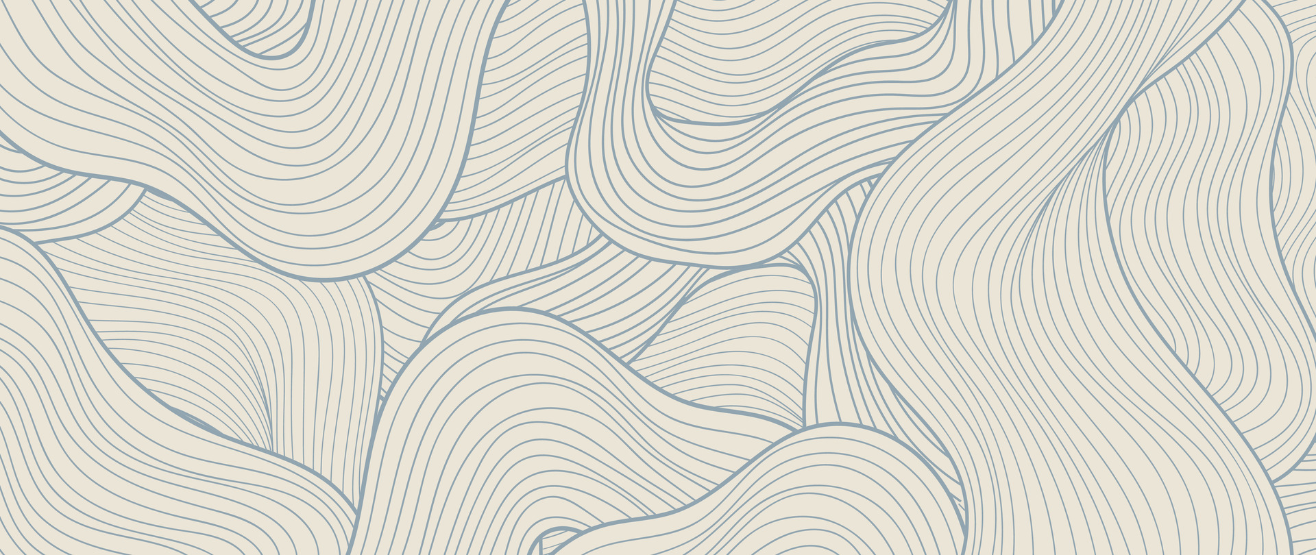Abstract Line Art Background Minimalist Pencil Hand Drawn Contour Doodle Scribble Curve Lines
