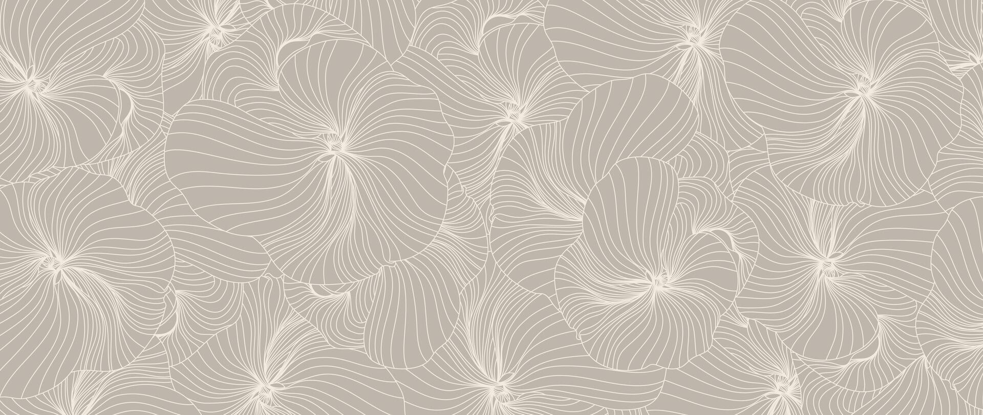 Abstract Line Art Background Minimalist Pencil Hand Drawn Contour Doodle Scribble Curve Lines