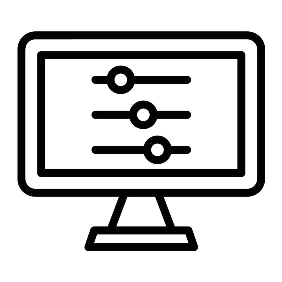 Options Line Icon Design 46537430 Vector Art at Vecteezy