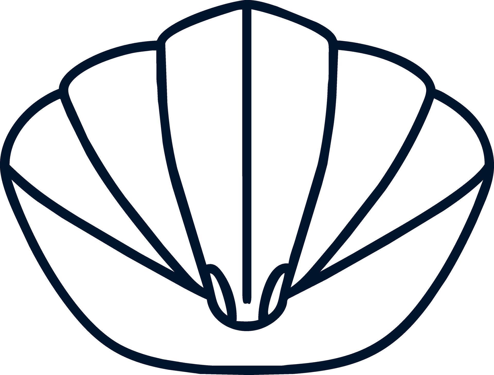 Abalone perl white icon illustration 46538371 Vector Art at Vecteezy