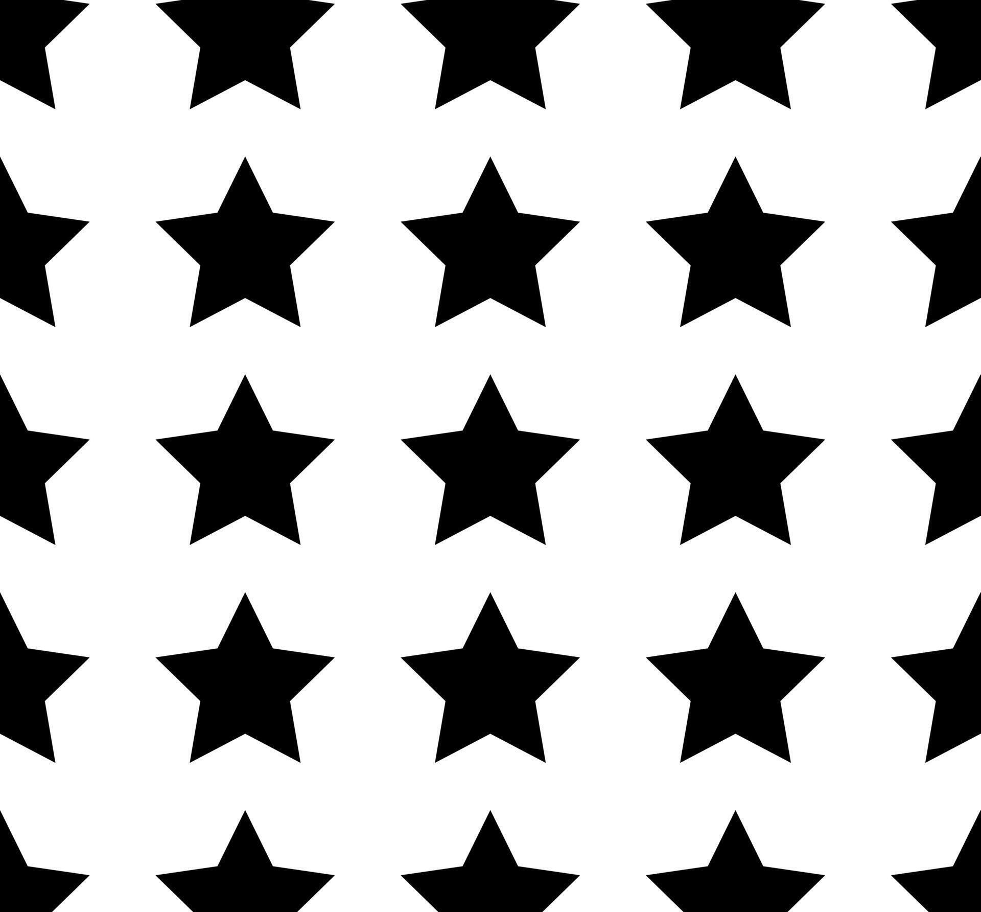 Five pointed black stars seamless pattern on white background. 46544567 ... Five pointed black stars seamless pattern on white background. 46544567 ...