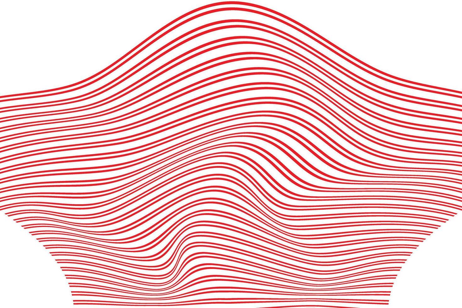 Simple Abstract Red Color Geometric Wavy Line Pattern A Red Abstract Pattern With Lines In Red