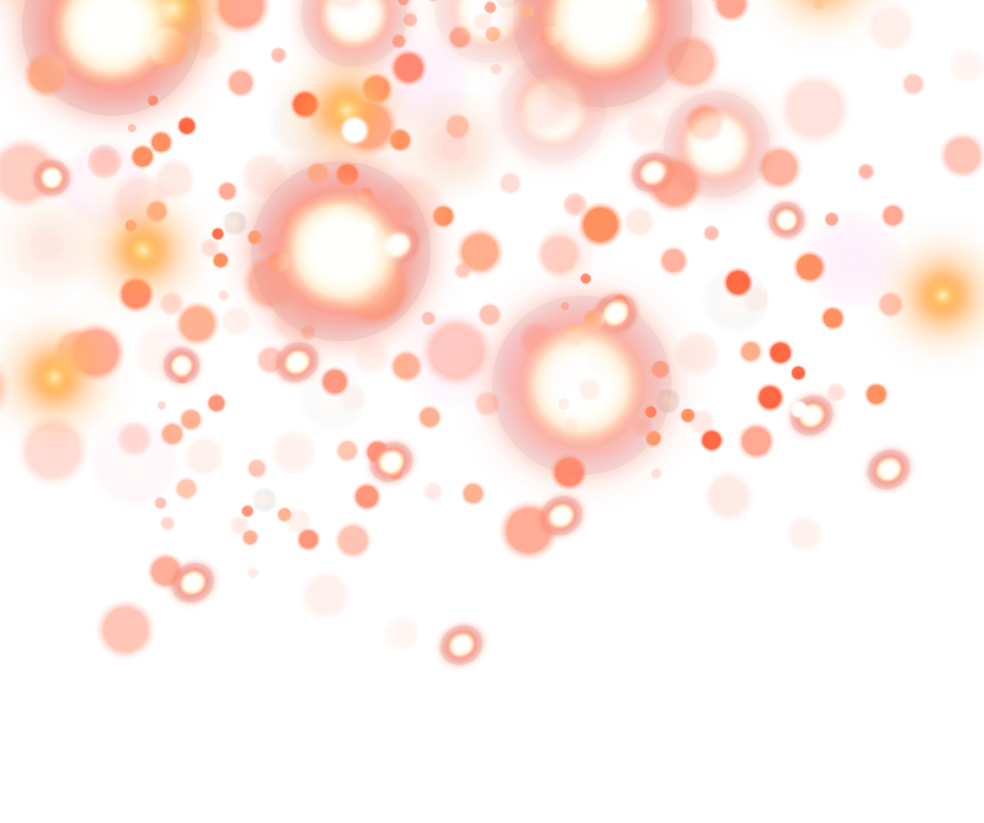 Golden transparent dust light. Bokeh light lights effect background. Christmas background of ...