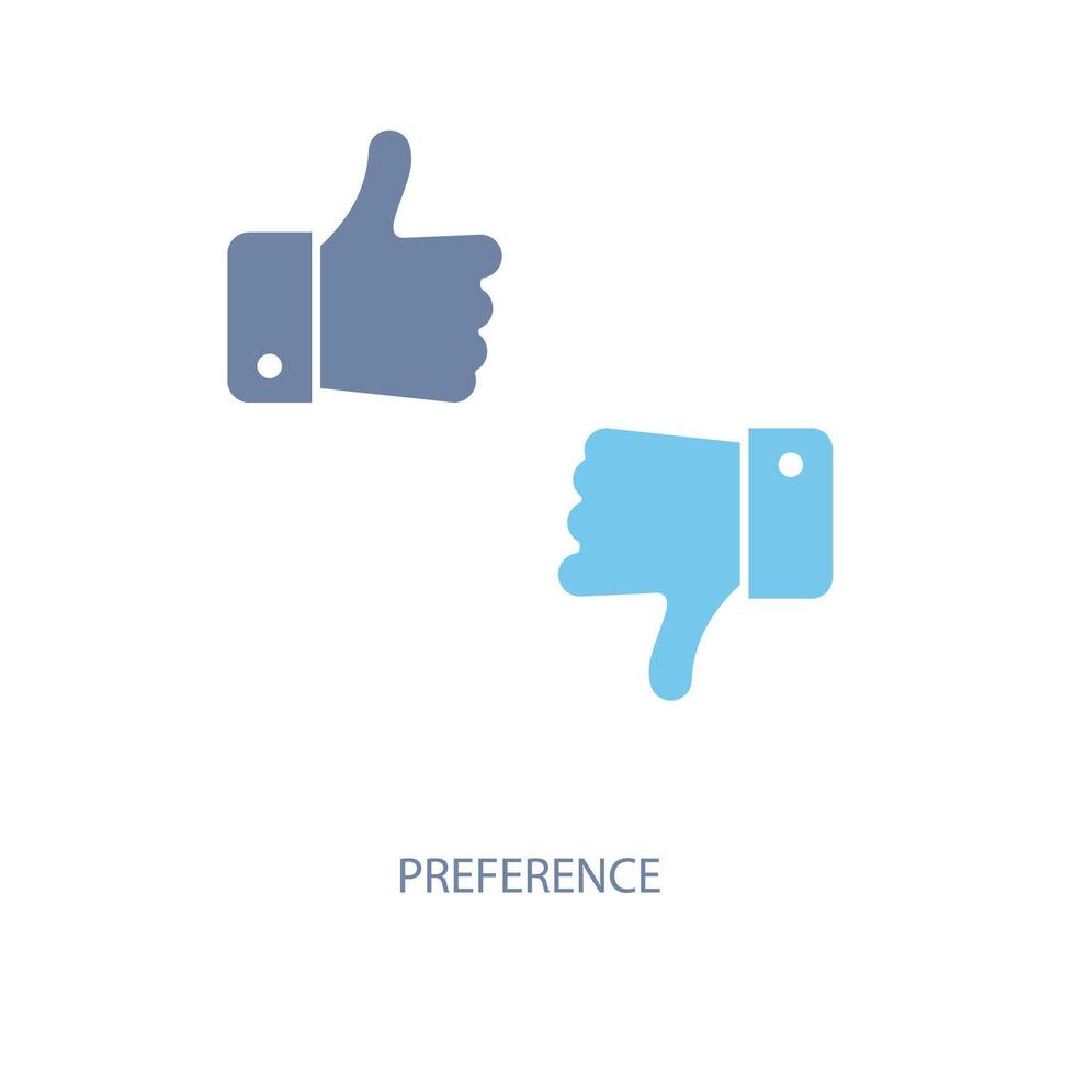 preference concept line icon. Simple element illustration. preference ... preference concept line icon. Simple element illustration. preference ...