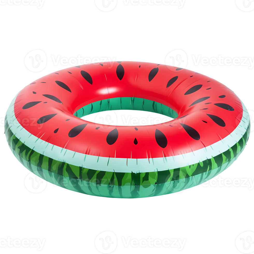 3d rendering inflatable watermelon swim ring 46557824 PNG