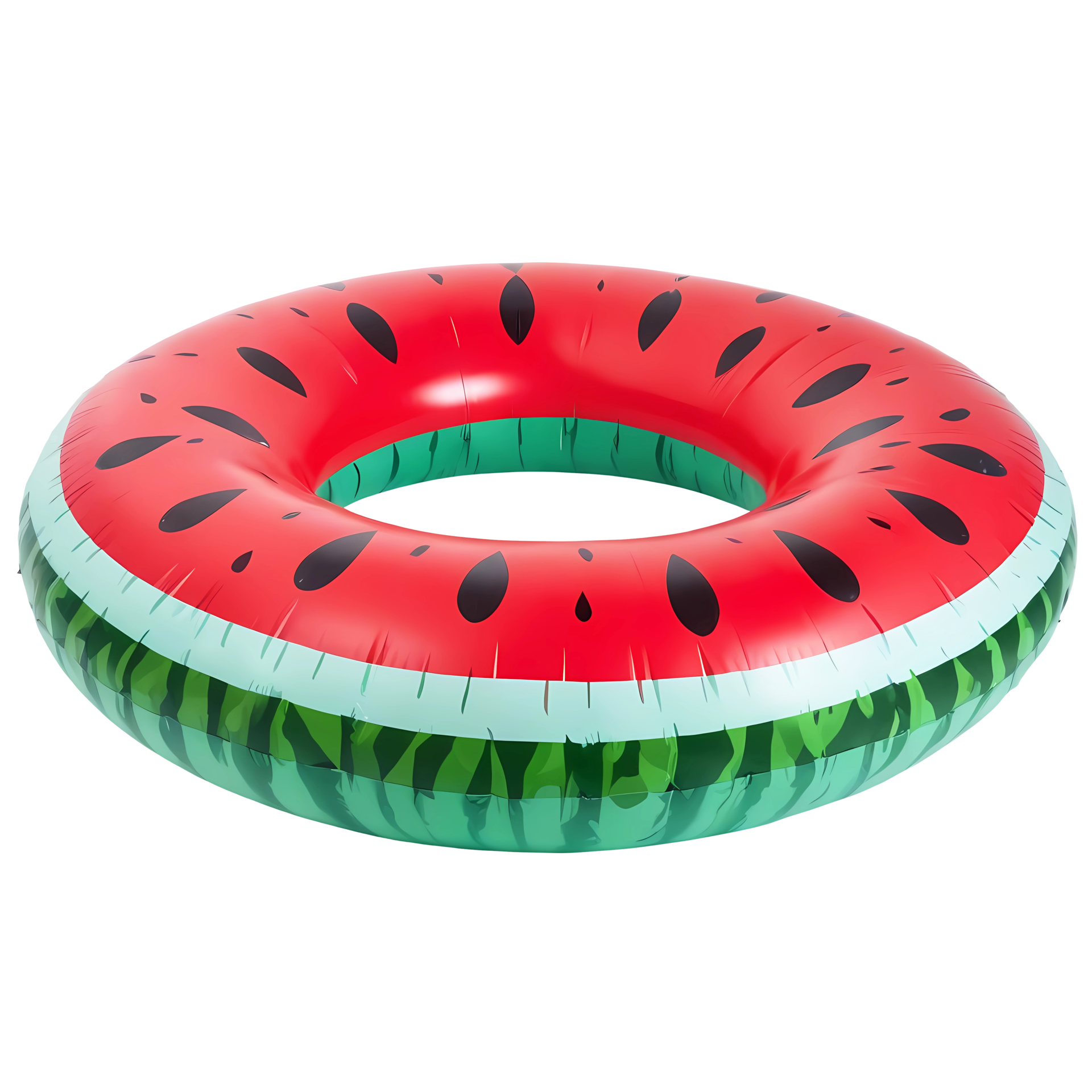 3d rendering inflatable watermelon swim ring 46557824 PNG