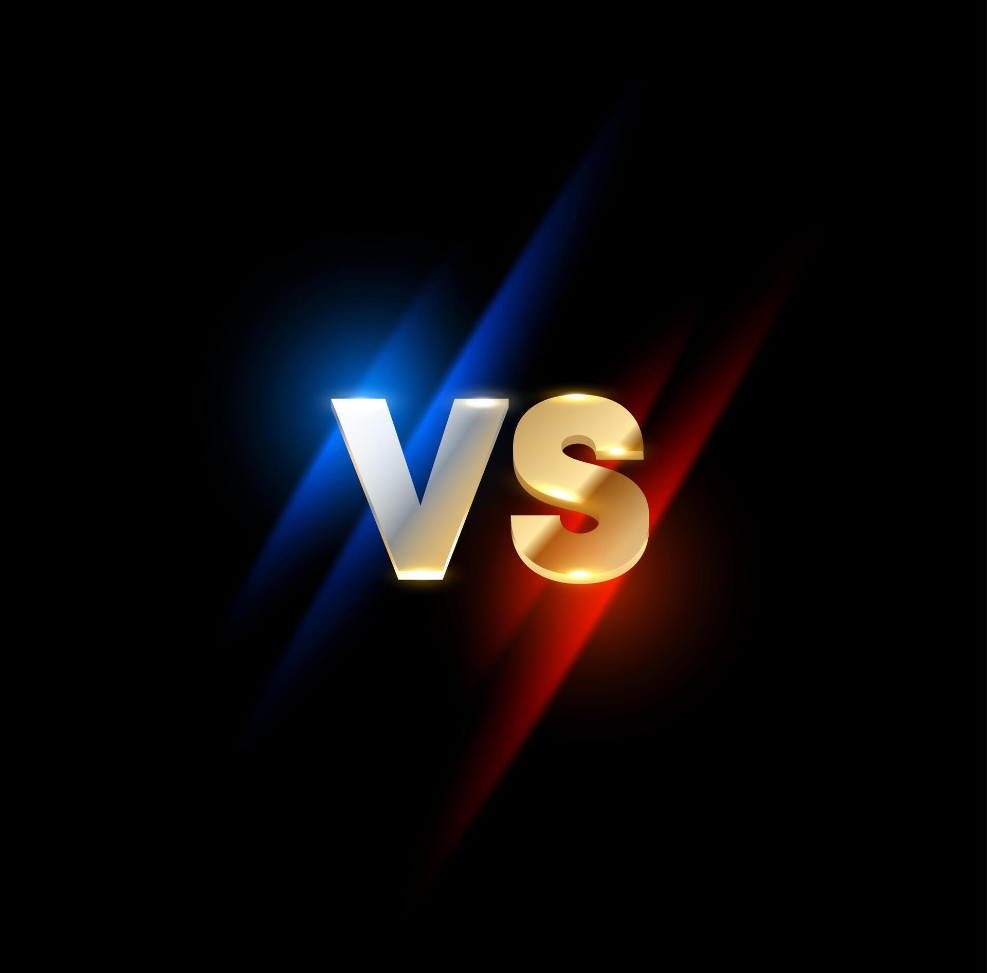 Versus vs sign, game or sport confrontation emblem 46558103 Vector Art ... Versus vs sign, game or sport confrontation emblem 46558103 Vector Art ...