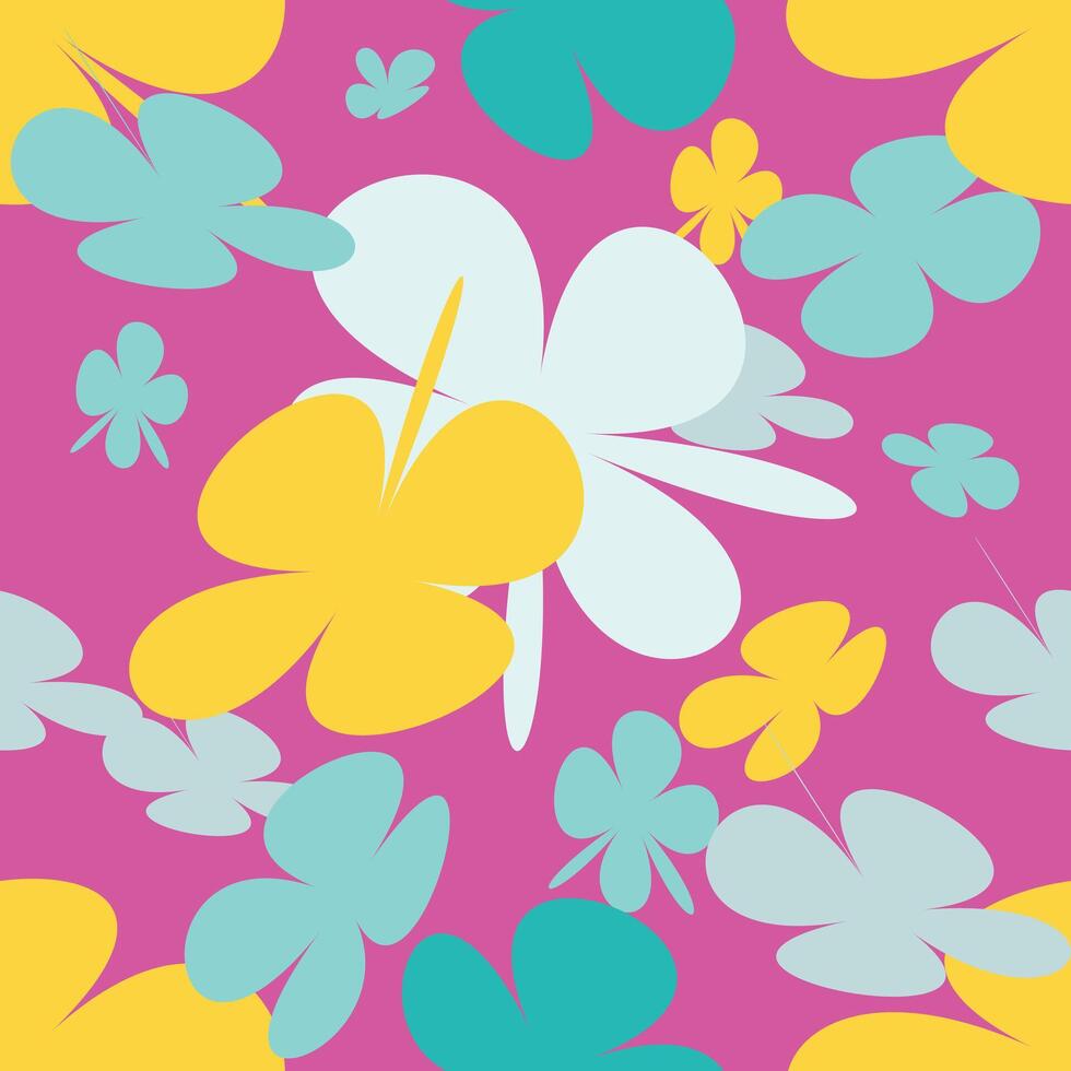 Simple Flowers Pattern Seamless With Simple Pretty, Little Floral ...