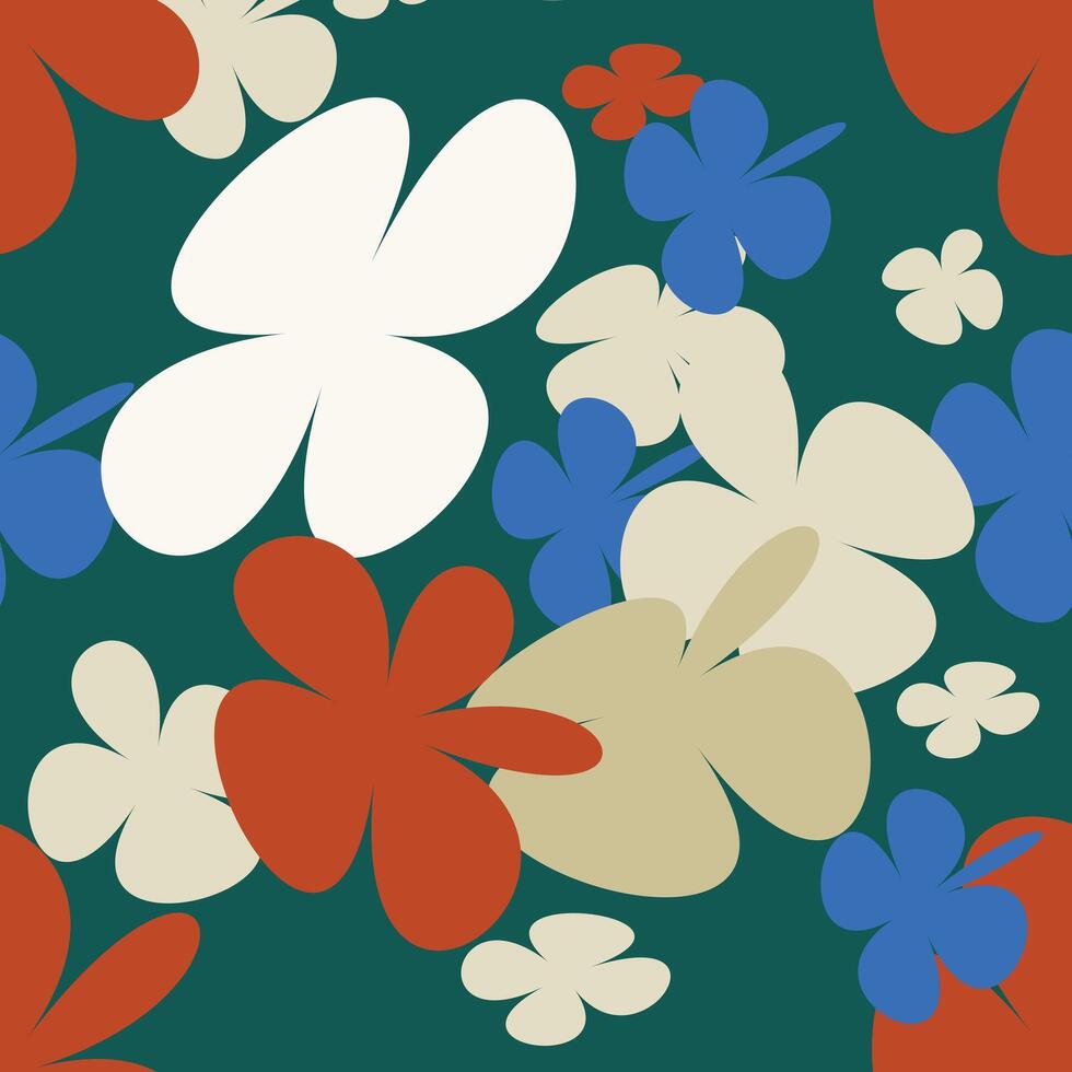 Simple Flowers Pattern Seamless With Simple Pretty, Little Floral ...