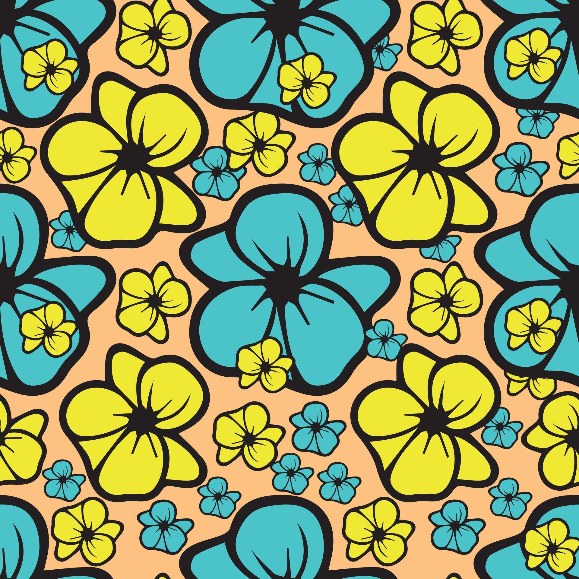 Abstract Floral Pattern 46570745 Vector Art At Vecteezy