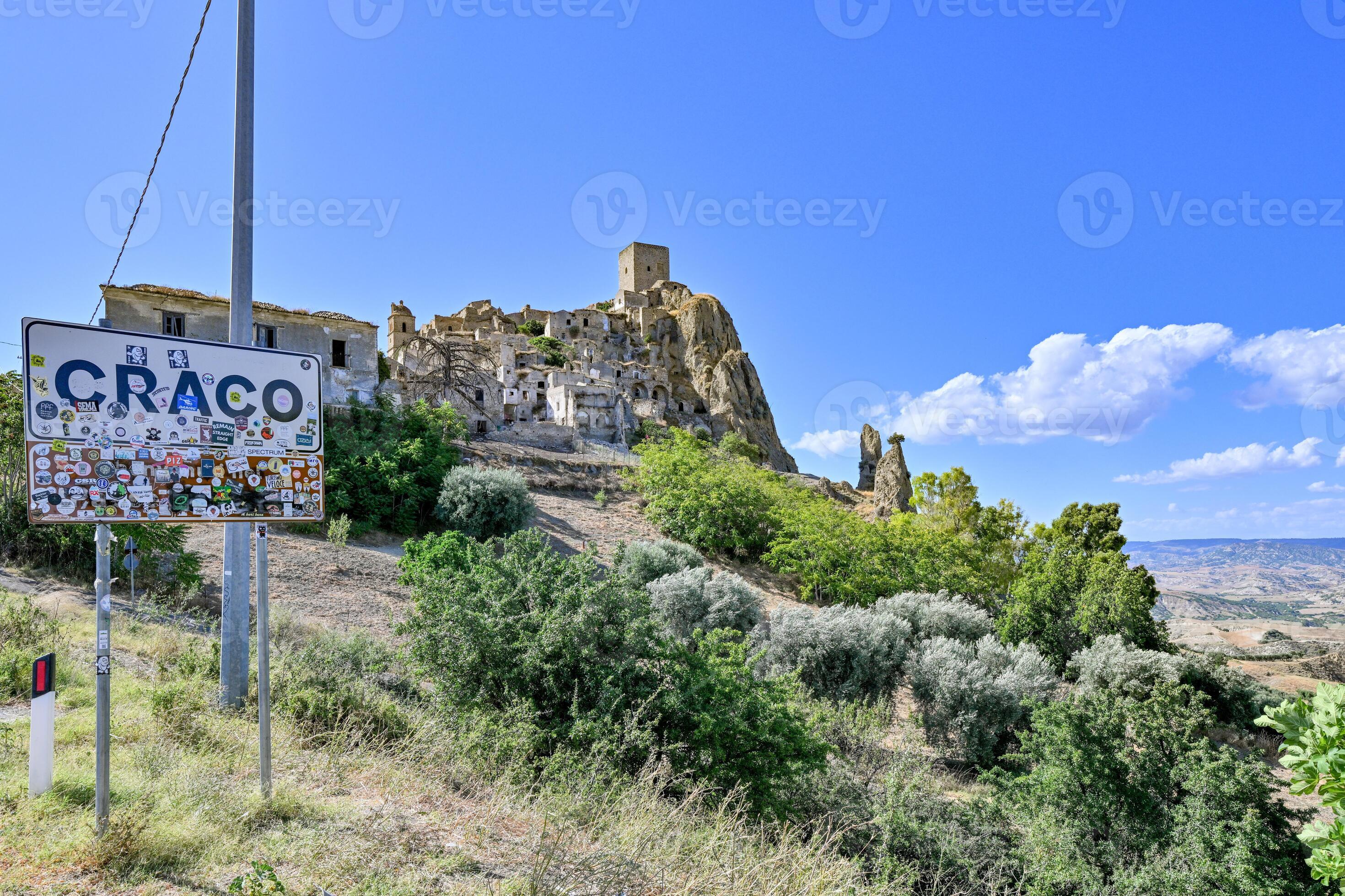 Abandoned Village - Craco, Italy 46572687 Stock Photo at Vecteezy