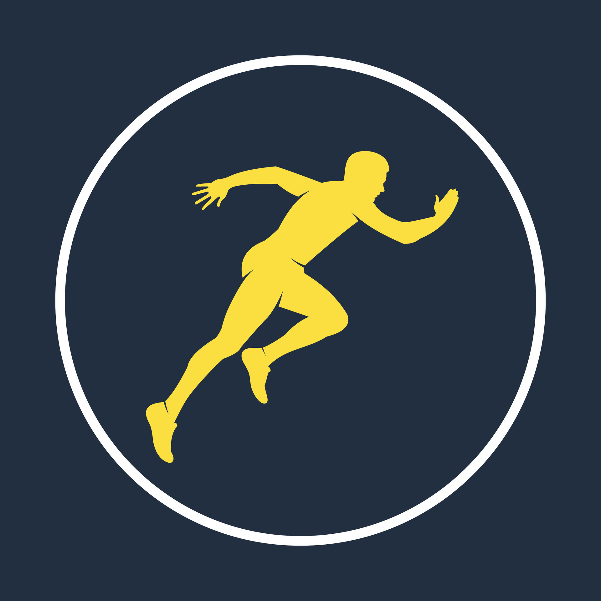 Running Man Symbol Beautiful Background Abstract Illustration Design