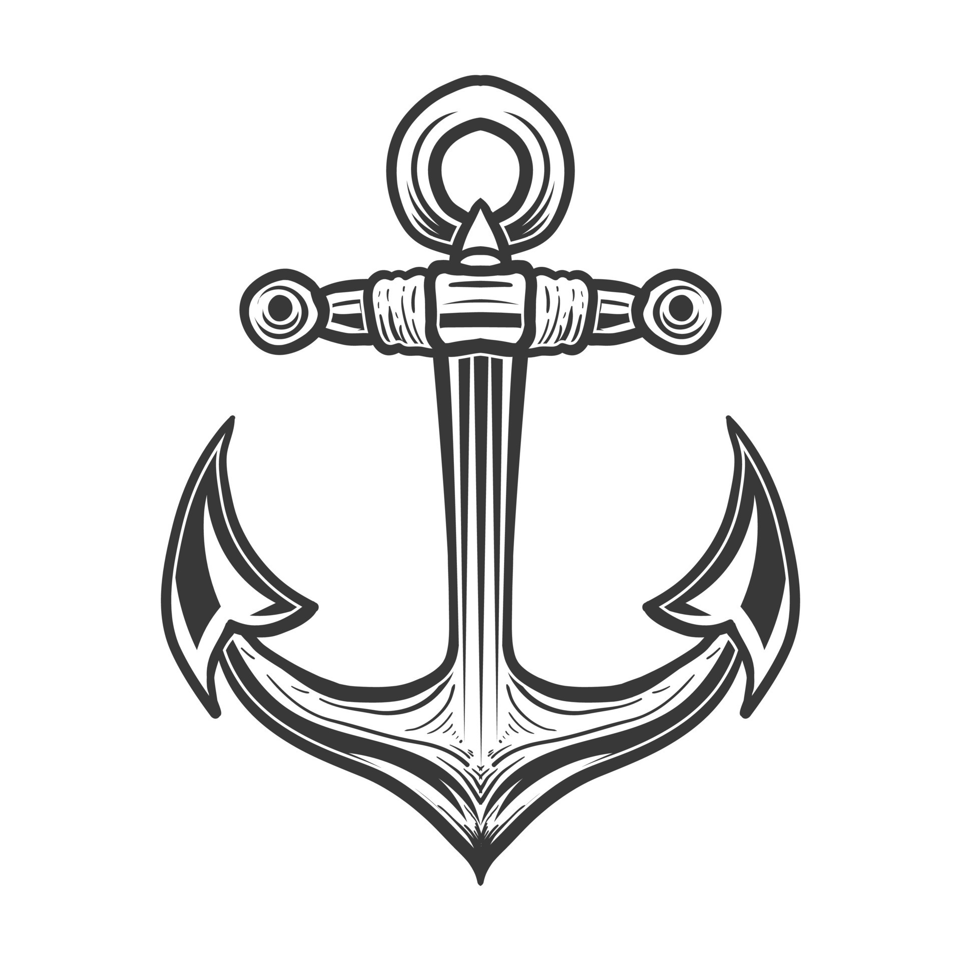 ancla frente ver lápiz dibujo 46584607 Vector en Vecteezy