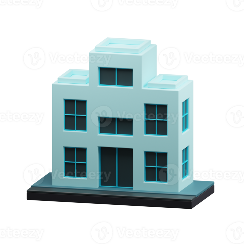 Building 3d Illustration 46585667 Png