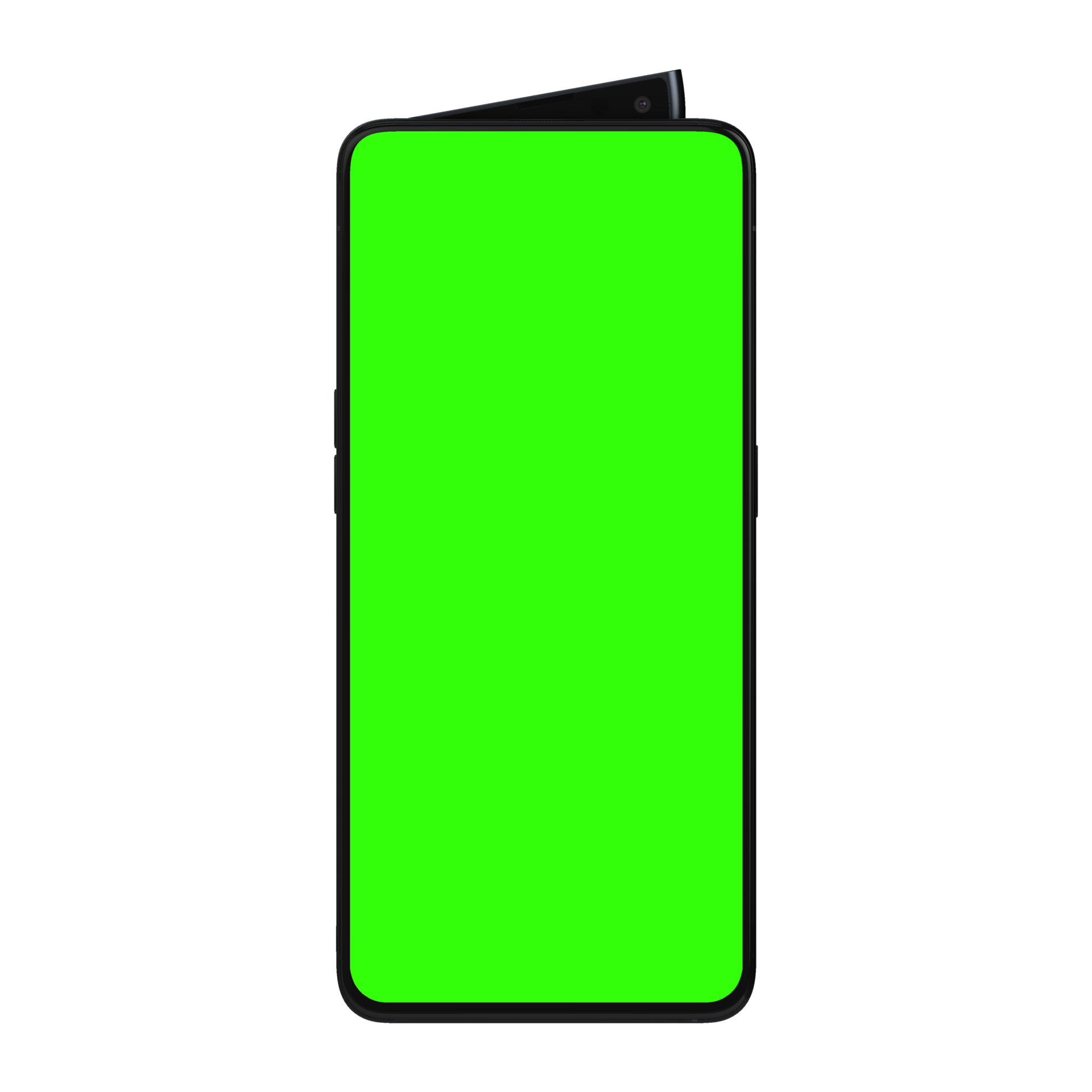 Shark Fin Pop Up Camera With A Full Screen Display Greenscreen 46589634 Png