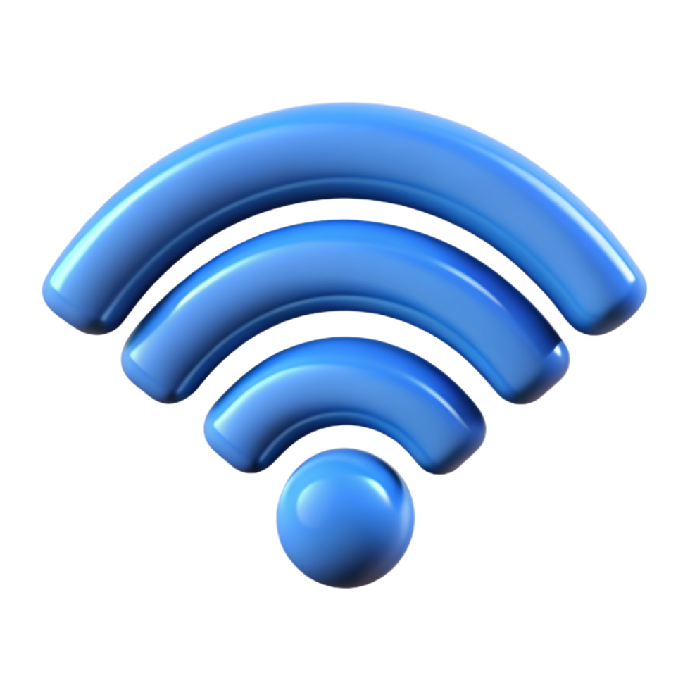 Wifi Logo 3d Concept Photo