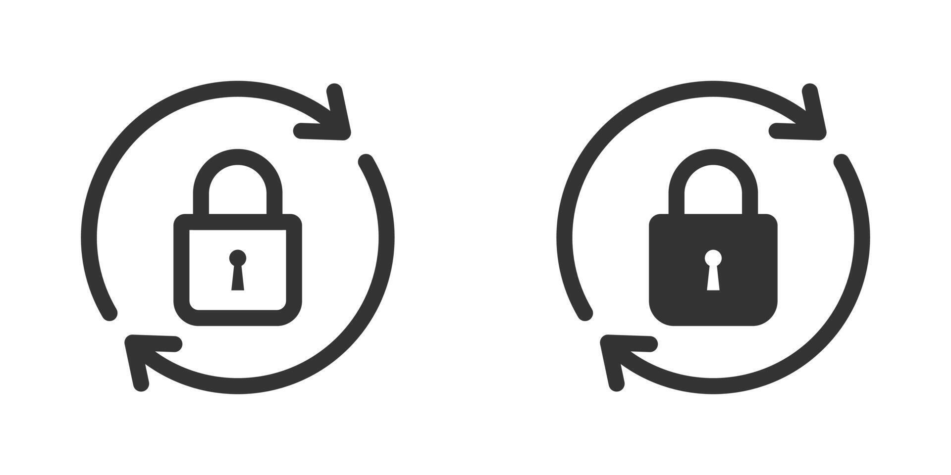 Reset Password Icon Illustration 46595075 Vector Art At Vecteezy