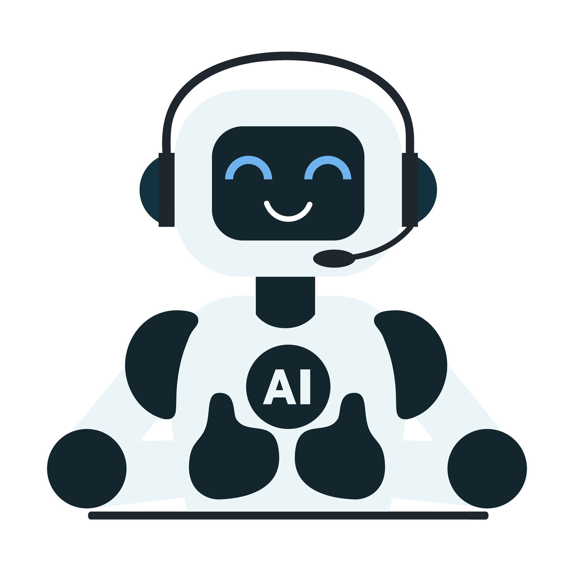 Cute chat bot robot shows thumbs up 46595844 Vector Art at Vecteezy Cute chat bot robot shows thumbs up 46595844 Vector Art at Vecteezy