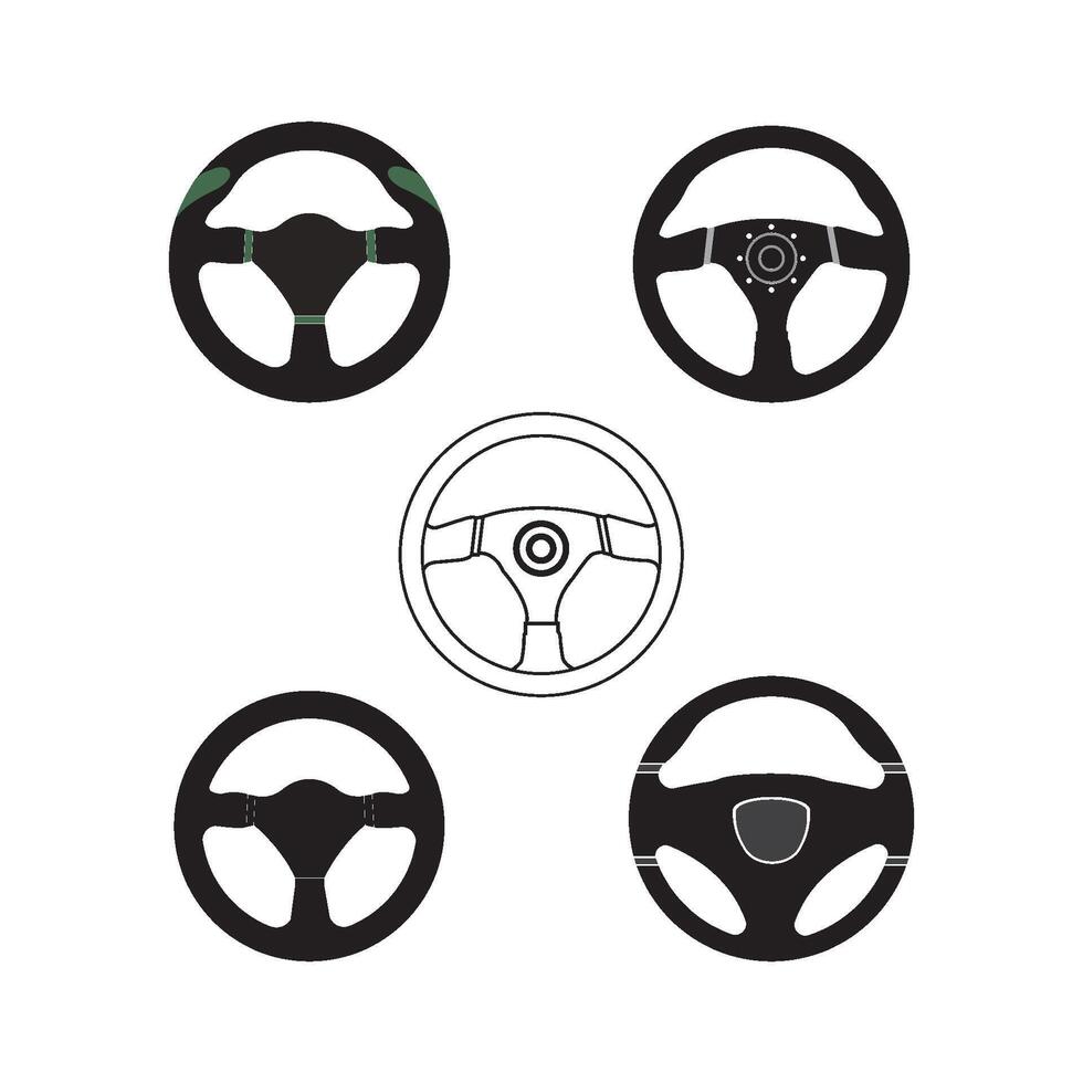Steering wheel icon 46596393 Vector Art at Vecteezy