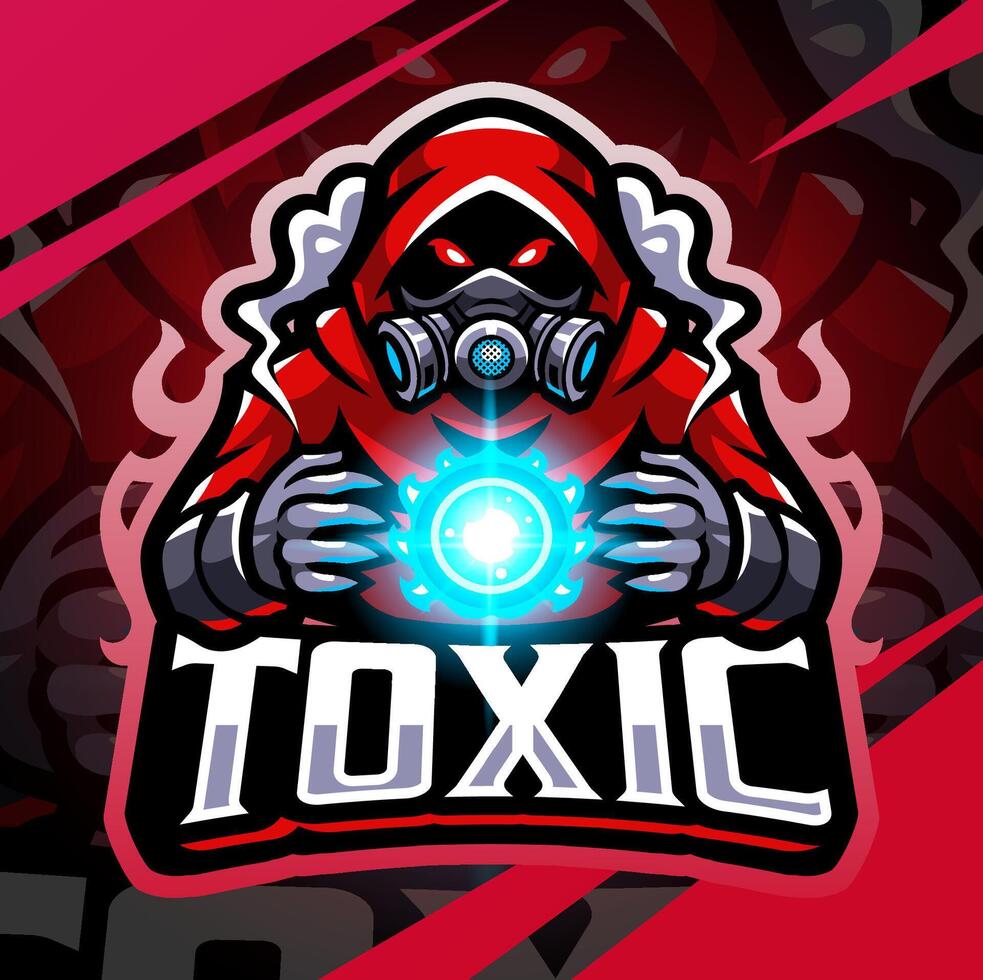 Toxic gas esport mascot logo 46606349 Vector Art at Vecteezy