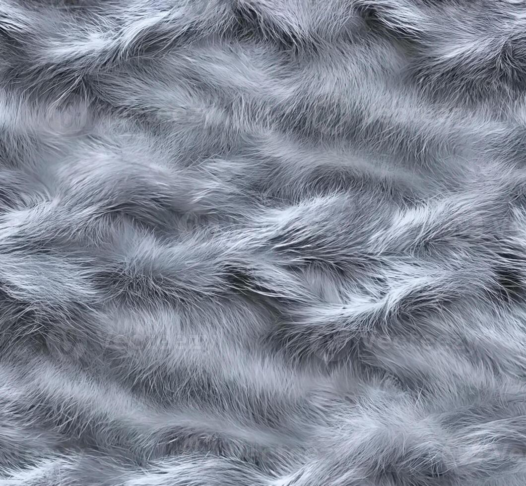 Realistic seamless fur texture pattern white and grey scale 46614352 ...