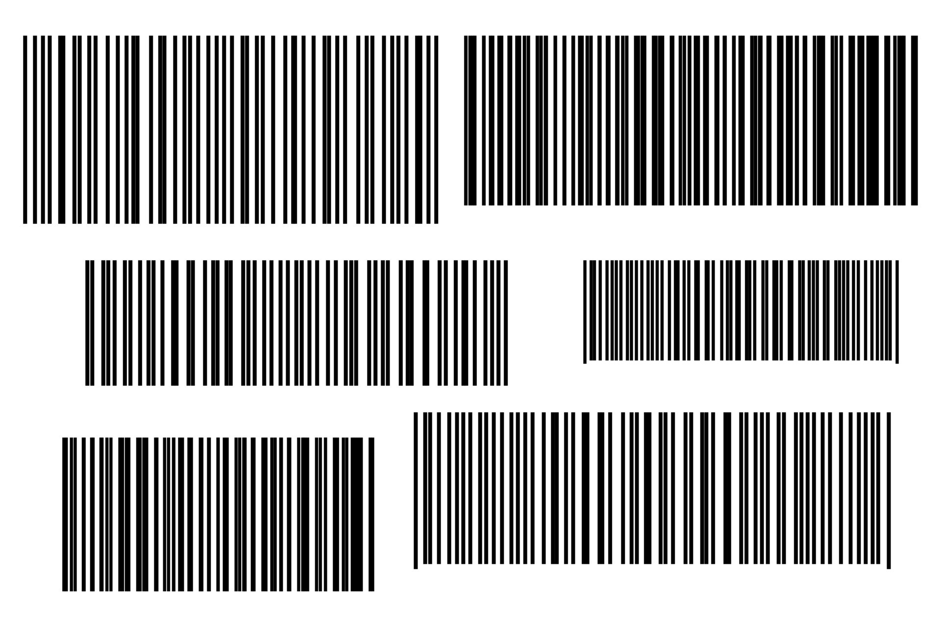 Fake Barcode set illustration. 46619797 Vector Art at Vecteezy