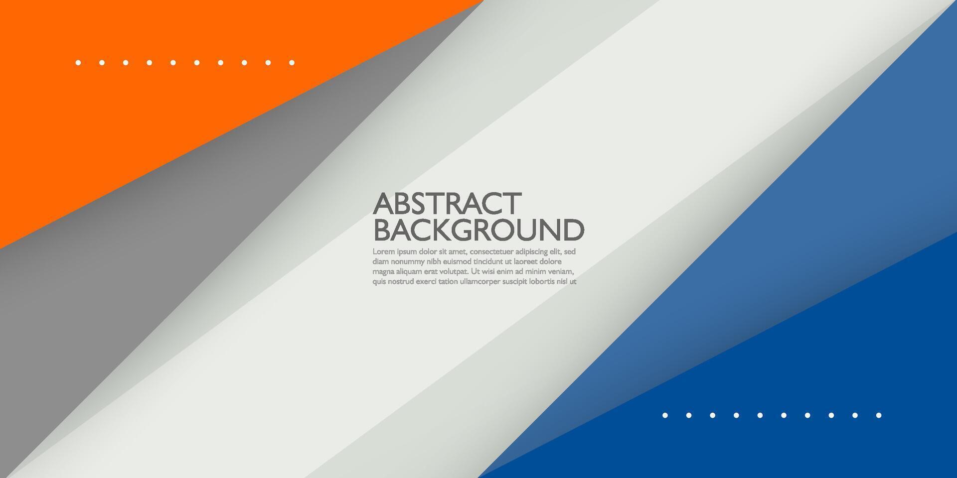 resumen naranja y azul degradado triángulo 3d antecedentes con sombra ...