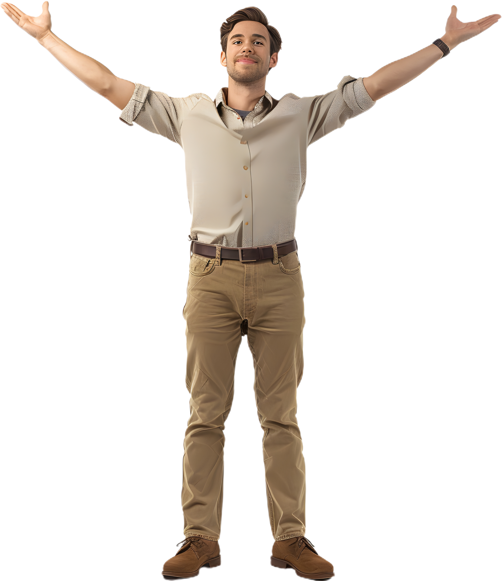 a man standing with his arms outstretched, with his hands up 46622494 PNG a man standing with his arms outstretched, with his hands up 46622494 PNG