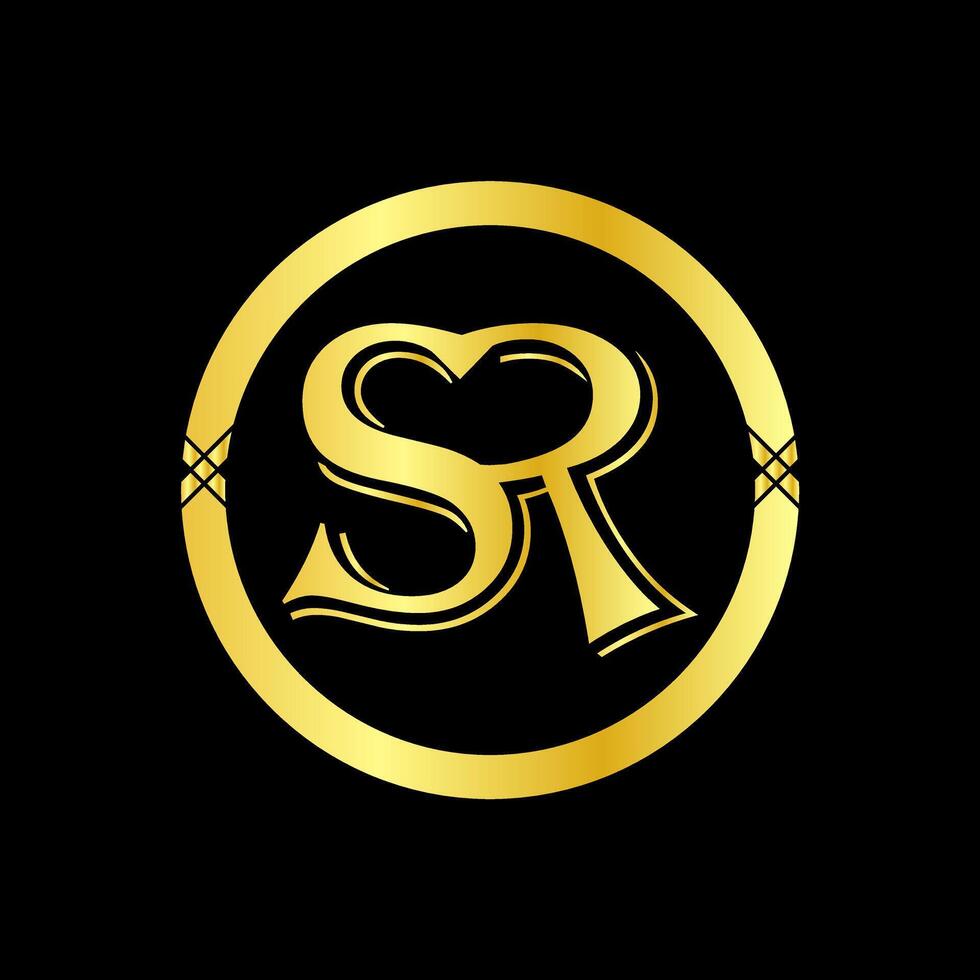 SR branding luxury logo for your brand. golden colour and luxury design ... SR branding luxury logo for your brand. golden colour and luxury design ...