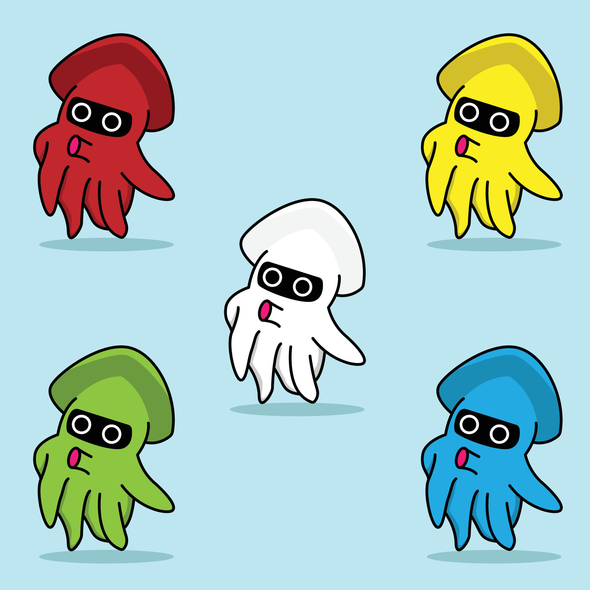 Bloop Bloop Collection 46630386 Vector Art at Vecteezy