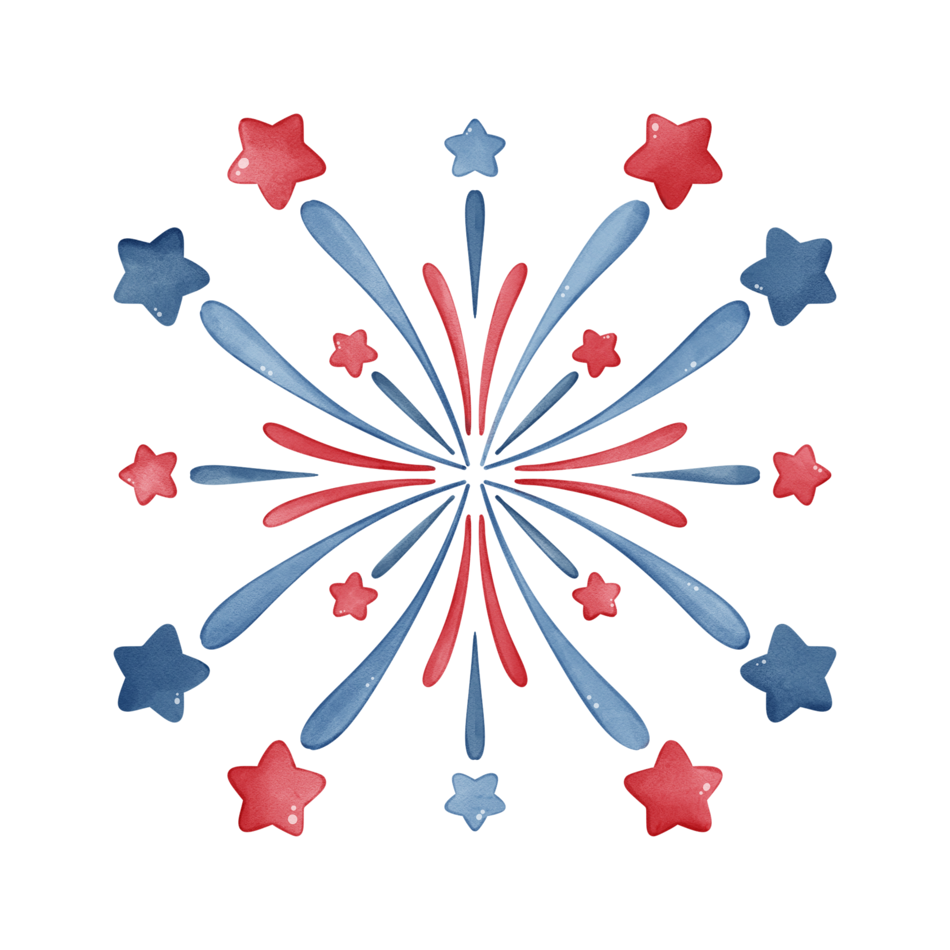 Illustration Of Firework Independence Day Clipart 46634872 Png