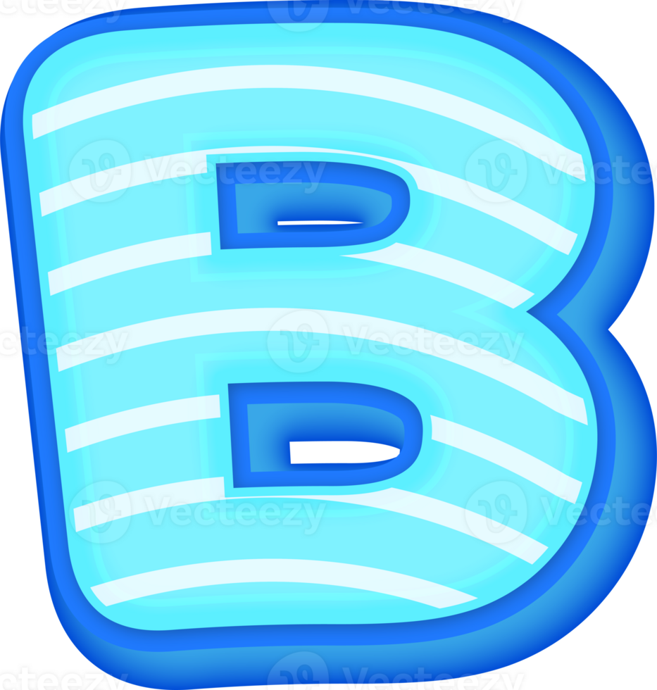 Blue Letter PNGs for Free Download