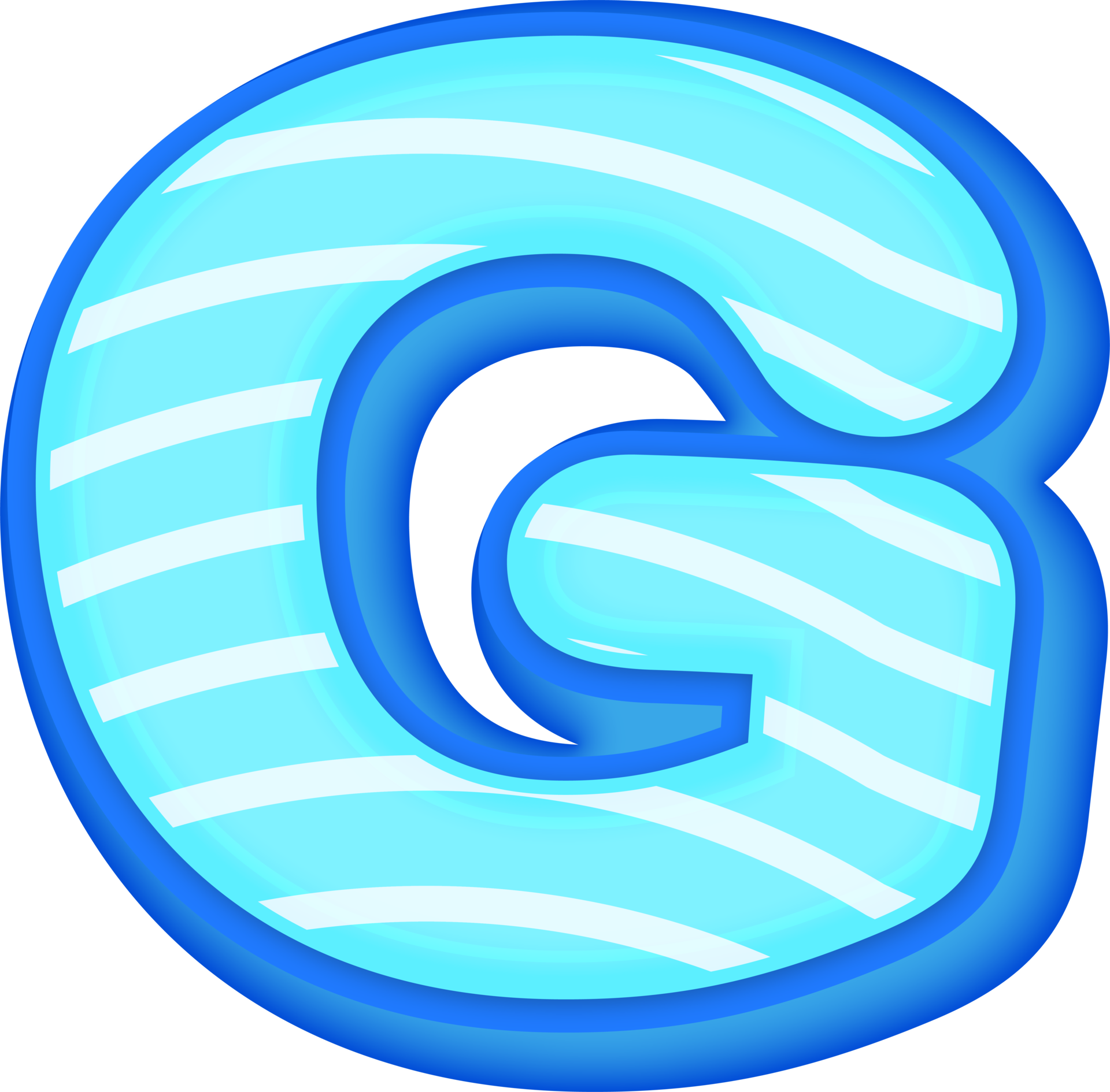 Letter G, Blue Comic 3D Alphabet Lettering 46635656 PNG