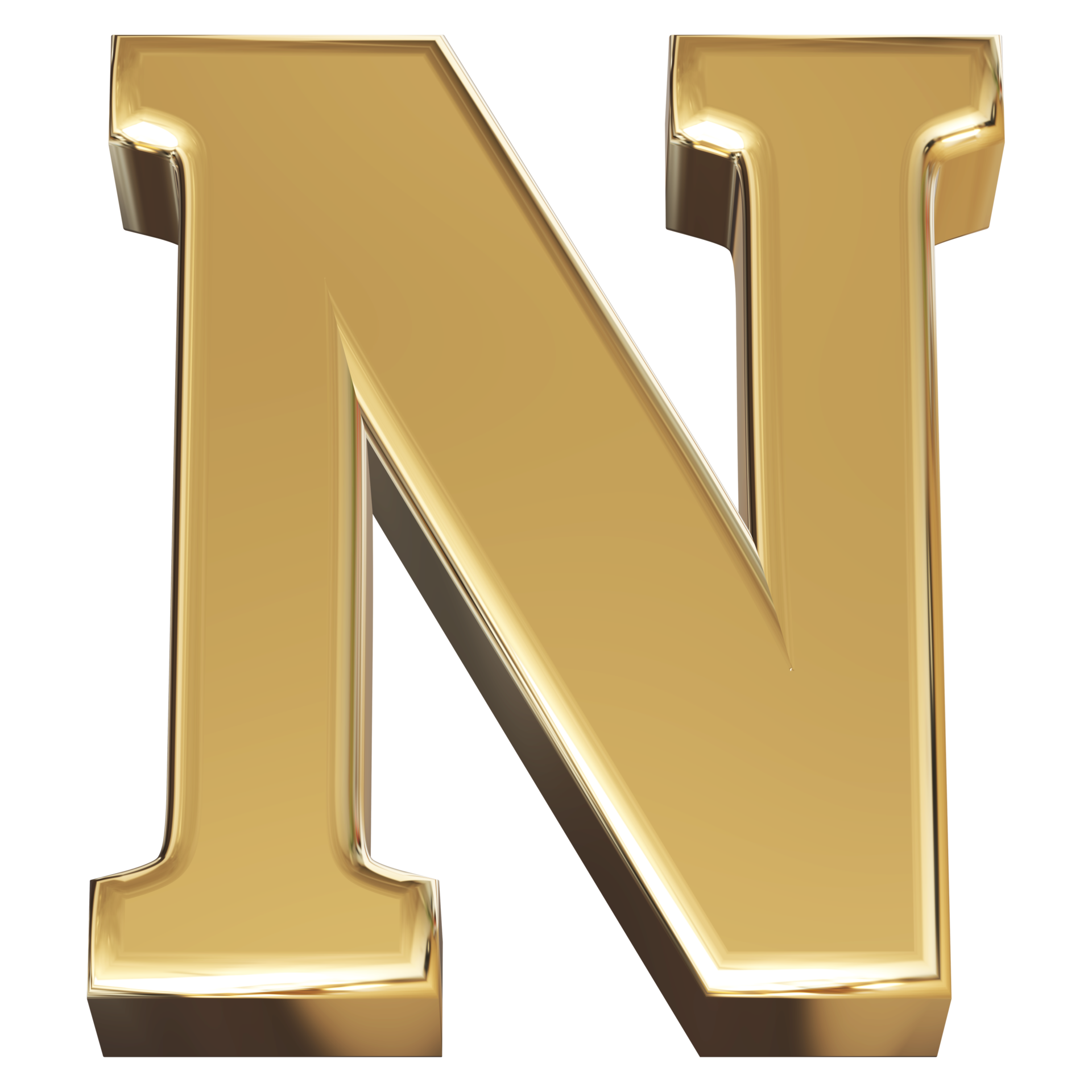 3d Fonte carta n maiúscula 46644012 PNG