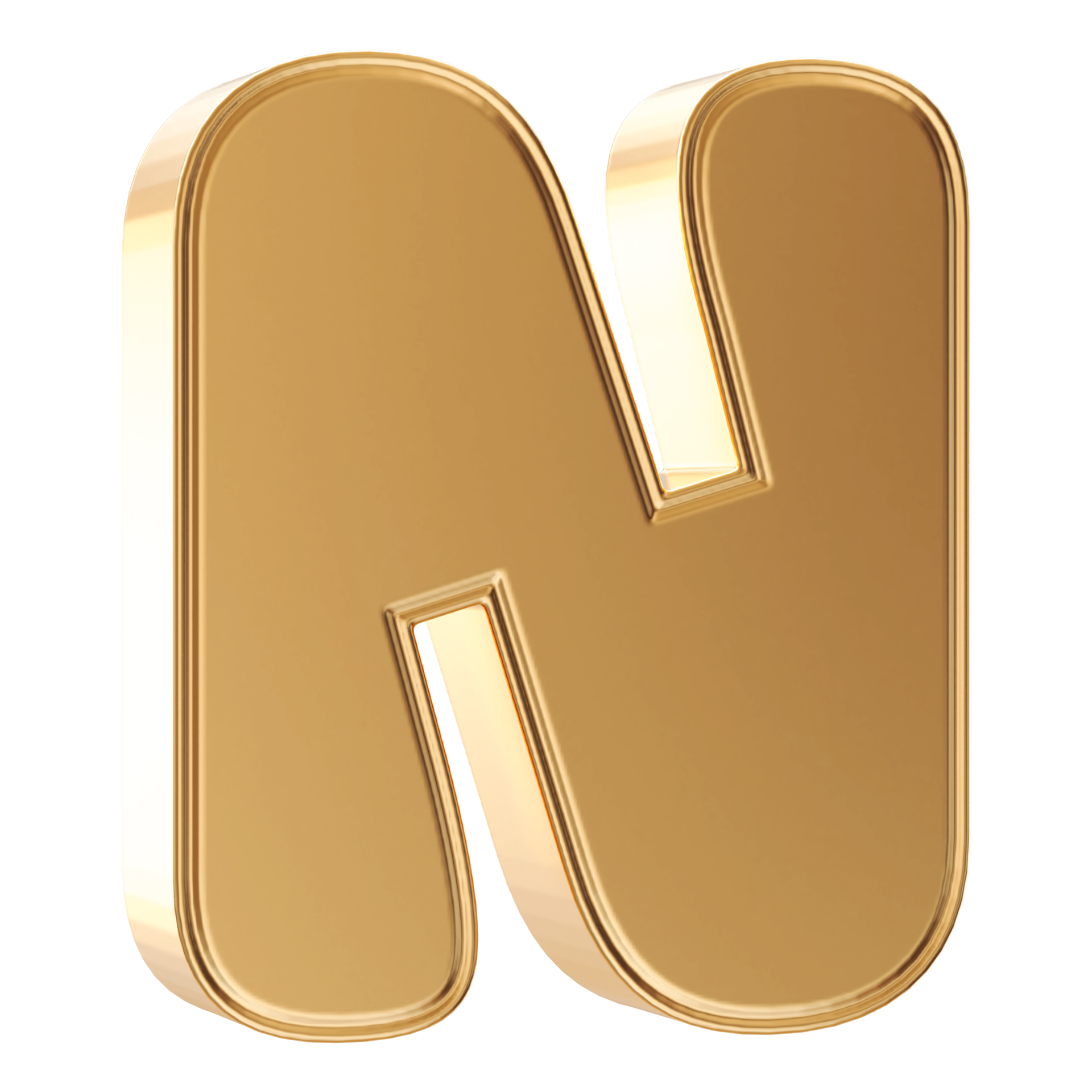 3d Fonte carta n maiúscula 46644149 PNG