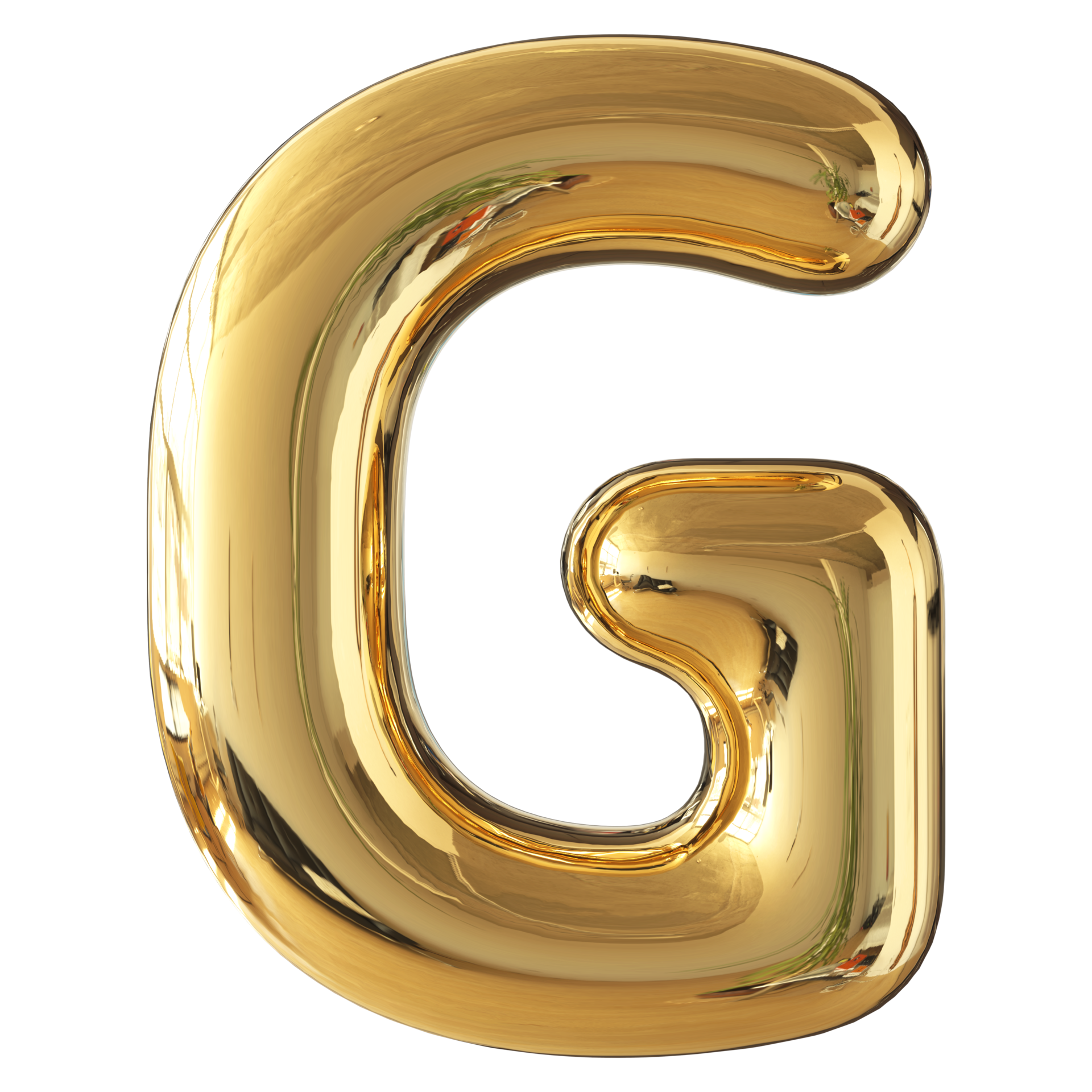 3D Font Letter G uppercase 46645245 PNG