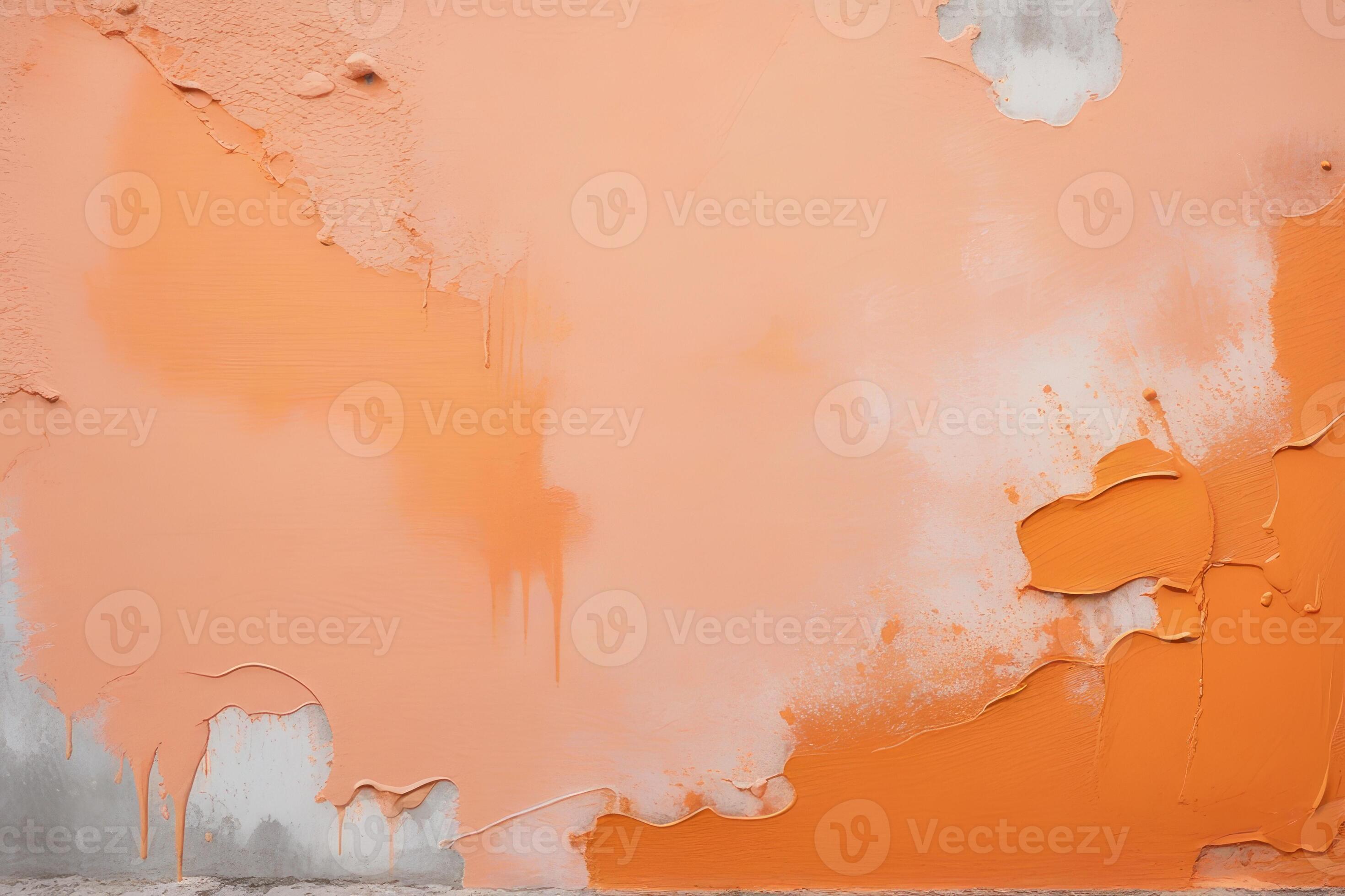 Paint Texture in peach Colors with visible Brush Strokes. Artistic ...