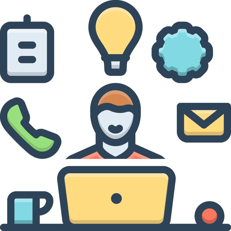 Color icon for multi tasking 46657847 Vector Art at Vecteezy