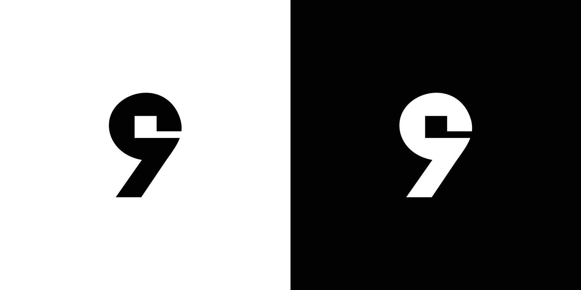 Modern and unique number 9 logo design 46668214 Vector Art at Vecteezy