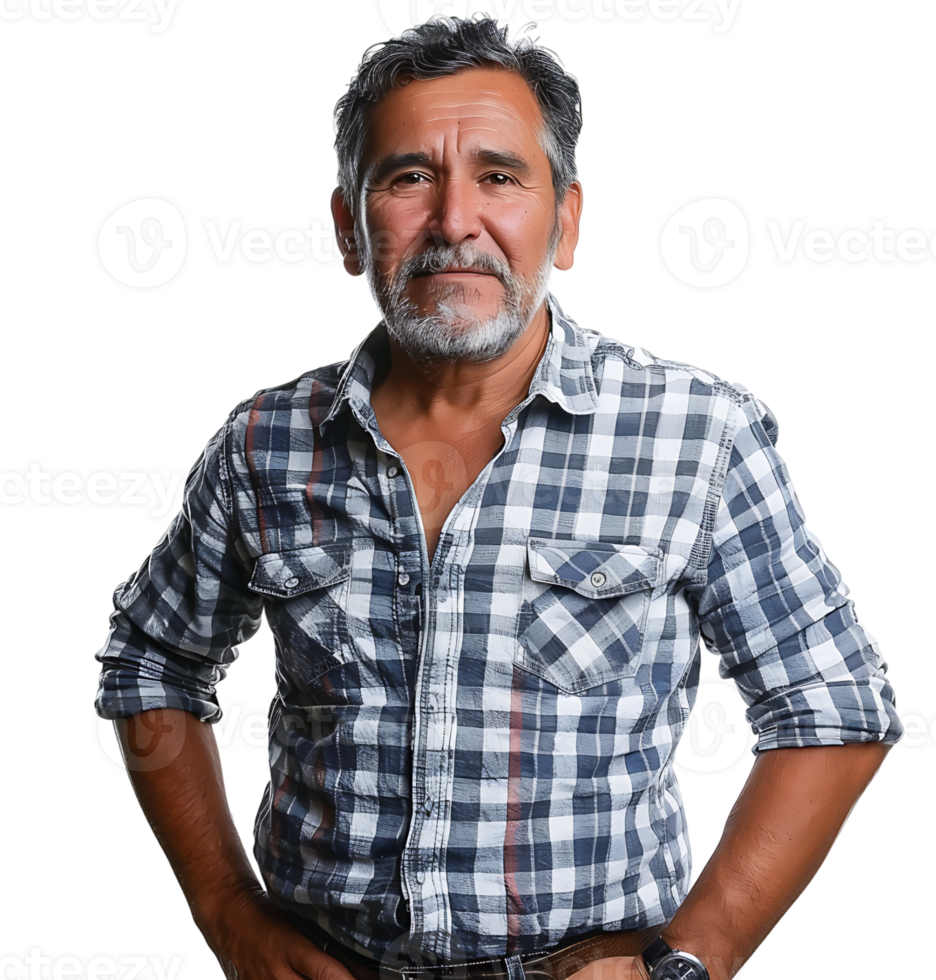 Smiling man with folding arms on isolated transparent background ... Smiling man with folding arms on isolated transparent background ...