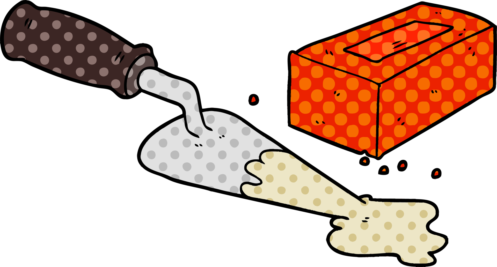 Verlegung Ziegel Karikatur Zeichnung 46689563 PNG