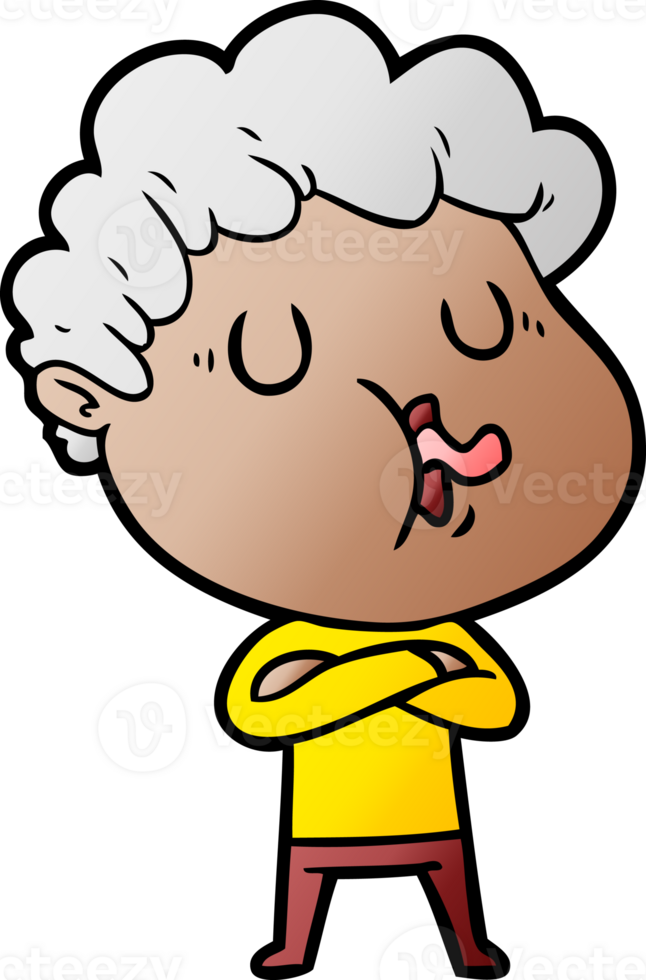 Cartoon Man Singing Drawing 46691009 Png