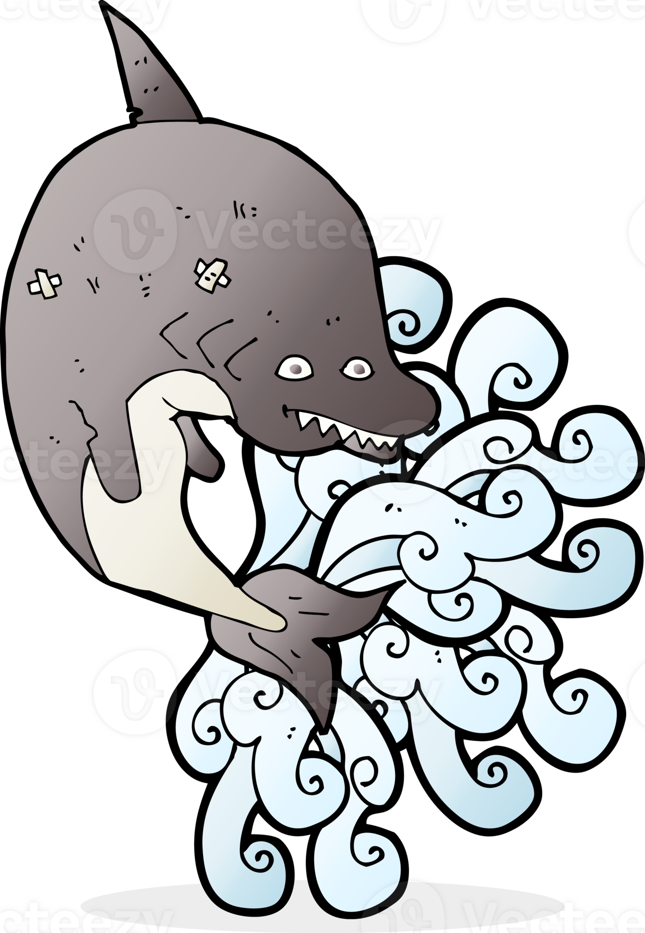 Cartoon Shark Drawing 46692699 Png